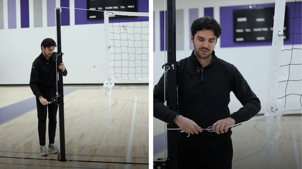 How to Set Up an Indoor Volleyball Net System | Step-by-Step Guide